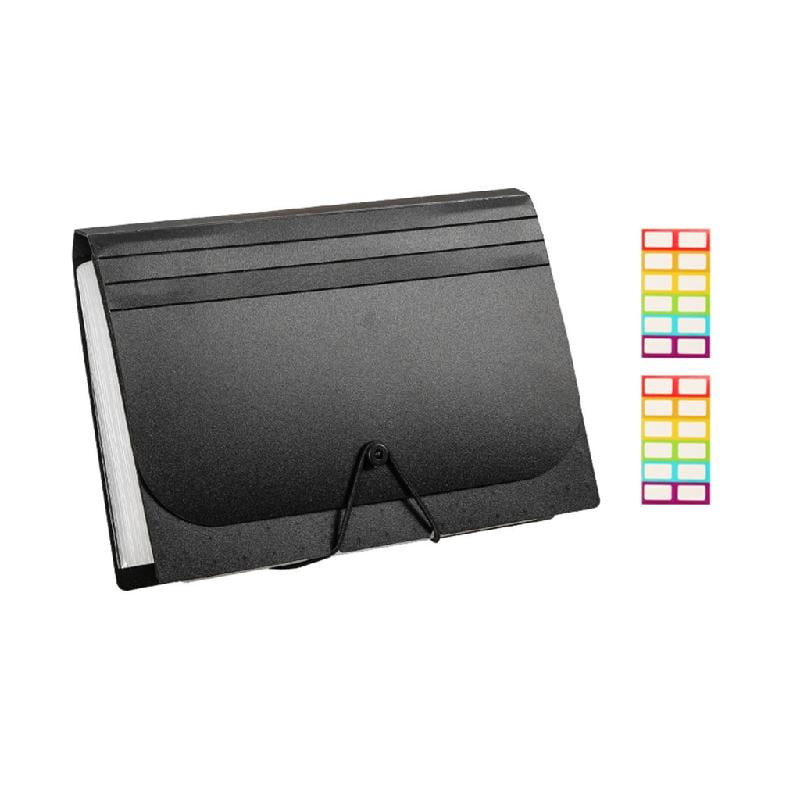 13 Pocket Expanding File Folder Receipt Organiser Expandable File ...