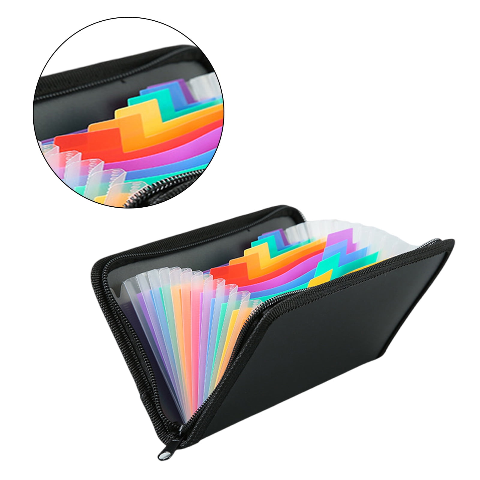 13 Pocket Receipt Coupon Organiser Zippered Receipt Wallet Small ...