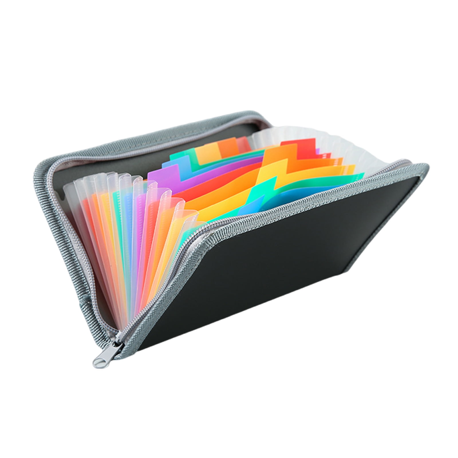 13 Pocket Receipt Wallet Small Expandable Document File Folder ...