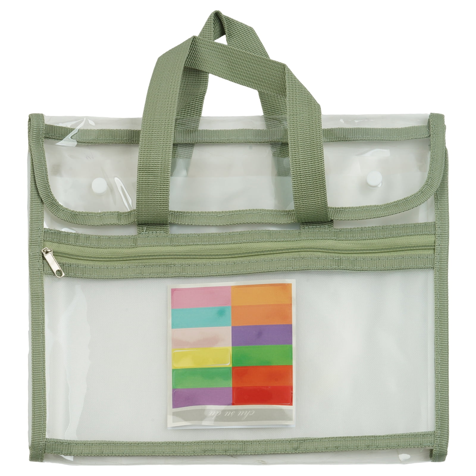 13 Pockets Expandable Folder Expanding File Organiser Clear PVC ...