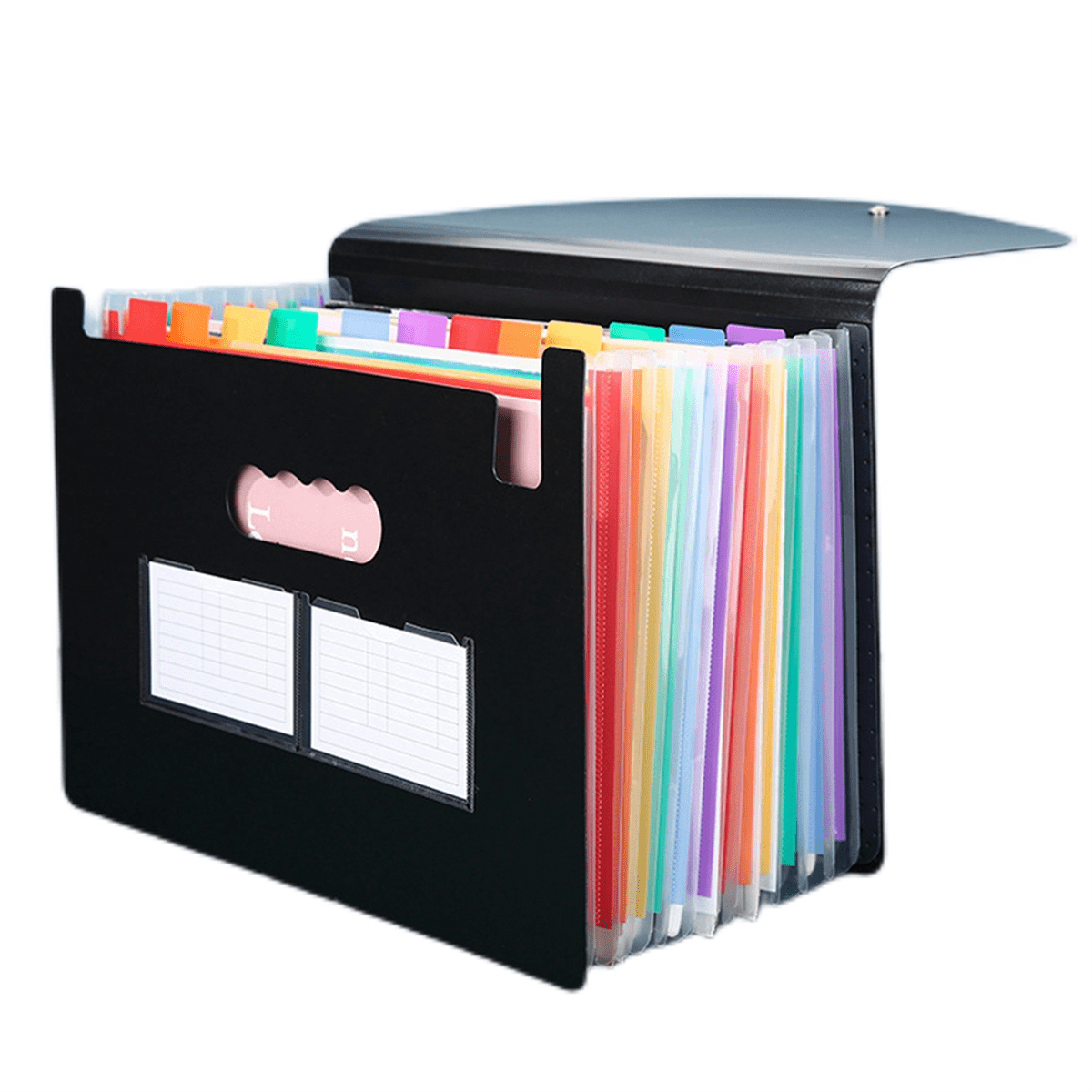 13 Pockets Expanding File Folder A4 Expandable File Organizer Standing ...