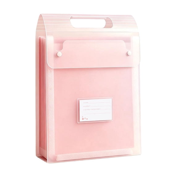 13 Pockets Tall Expandable File Folder, Handheld Large Capacity ...