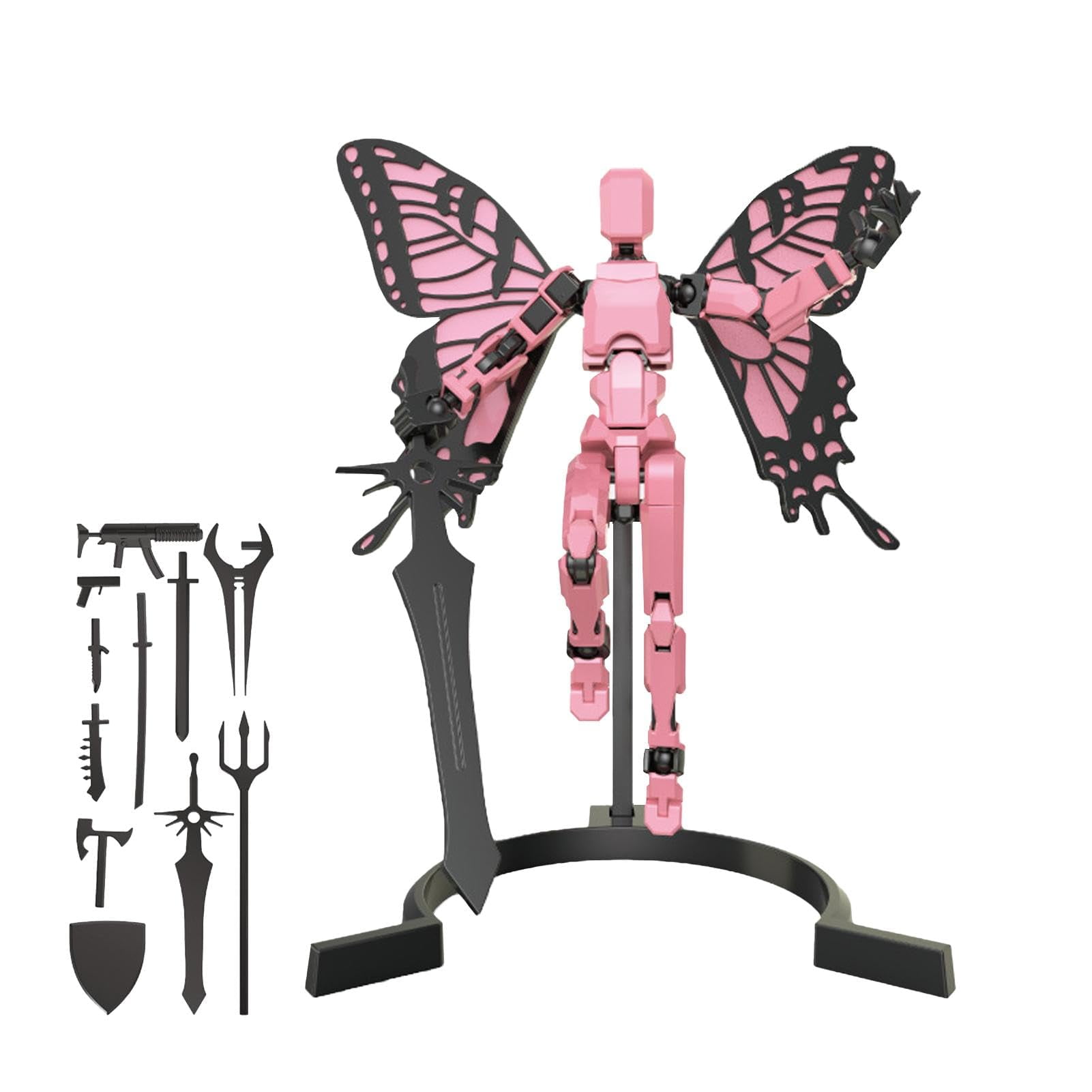 13 Printed Moveable Doll Figures, 3D Printed 13 Anime Robot Building ...