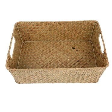 VASGOR Set of 6 Natural Water Hyacinth Woven Storage Baskets 12.6” x 8 ...
