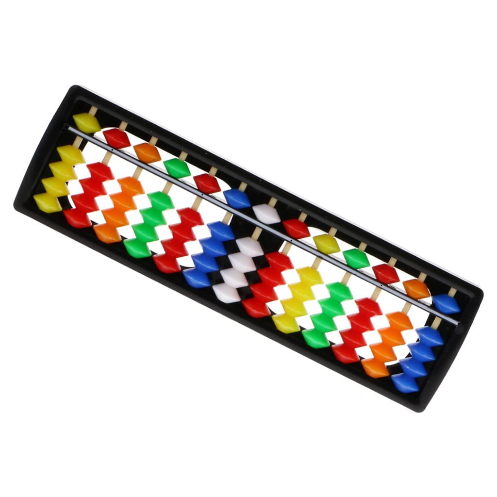 13 Rods Rods with 5 Colorful Beads Abacus Arithmetic children ...