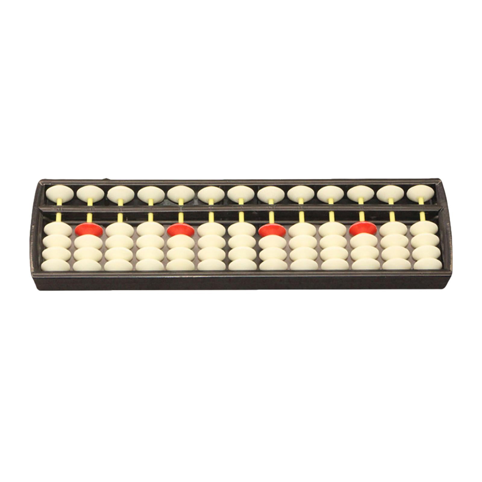 13 Rows 5 Beads Chinese Arithmetic Abacus Calculating Tool Mathematic ...