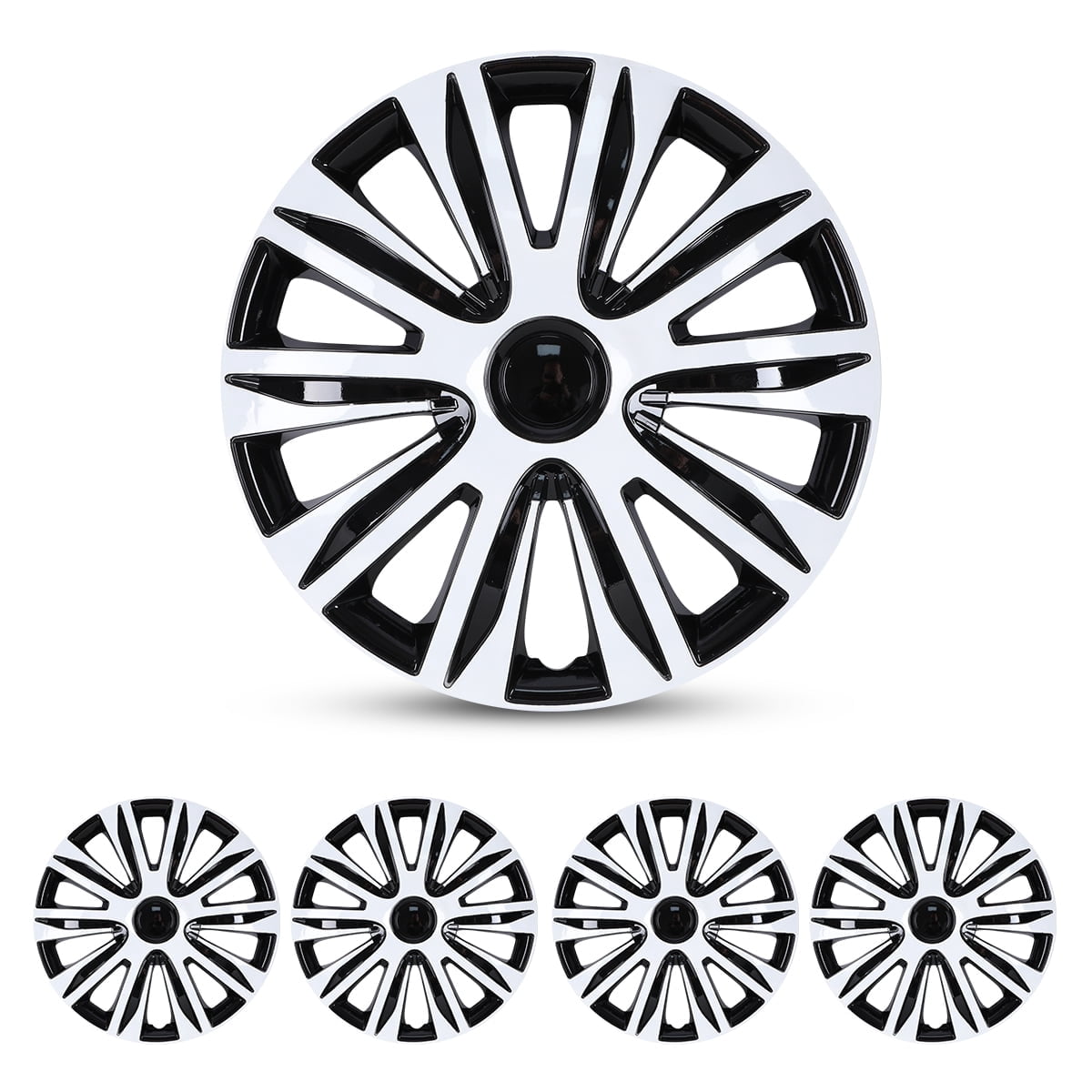 13" Set Of 4 Universal Wheel Rim Cover Hubcaps Snap On Hubcaps Full Hub ...