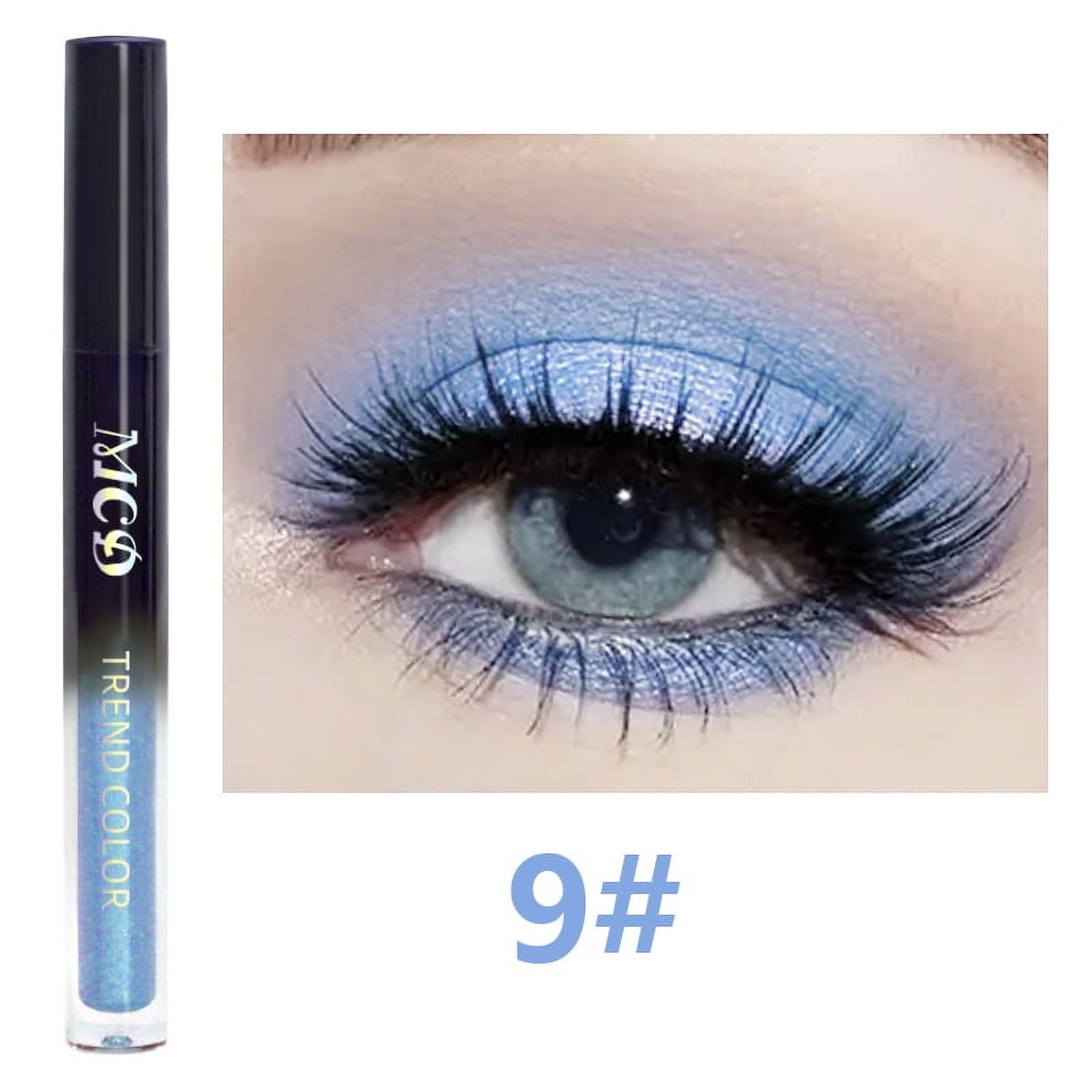 13-Shade Waterproof Liquid Eyeshadow Palette - High Shine Long-Lasting ...