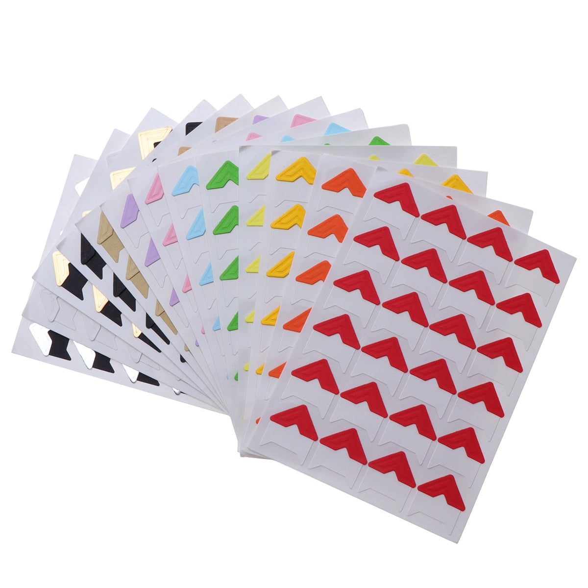 13 Sheets Photo Album Corner Stickers Practicable Photo Accessories ...