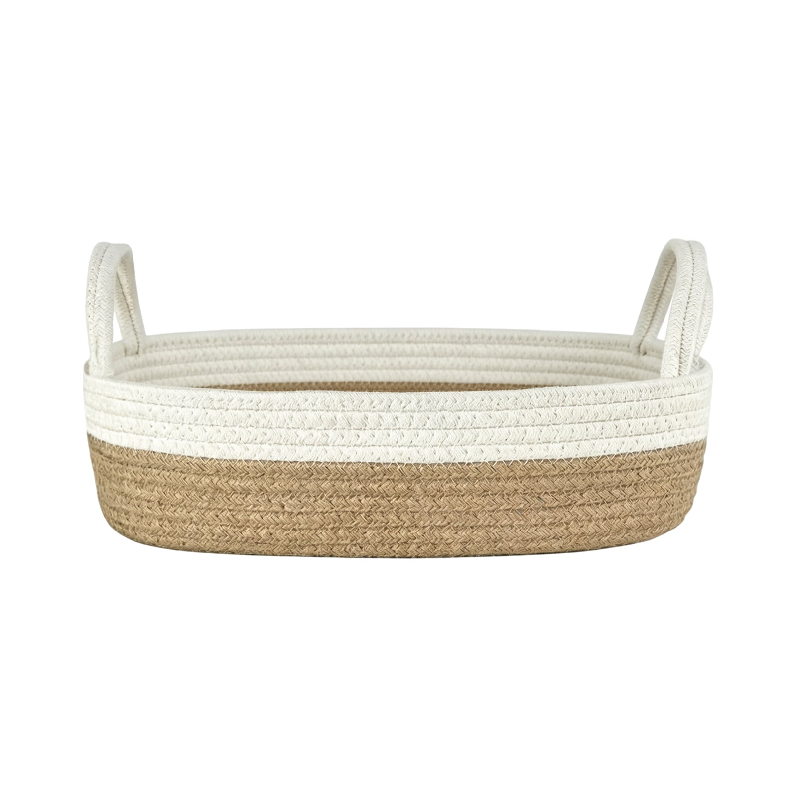 13" Small Storage Basket for Toilet Tank Top Boho Bathroom Decor Woven ...