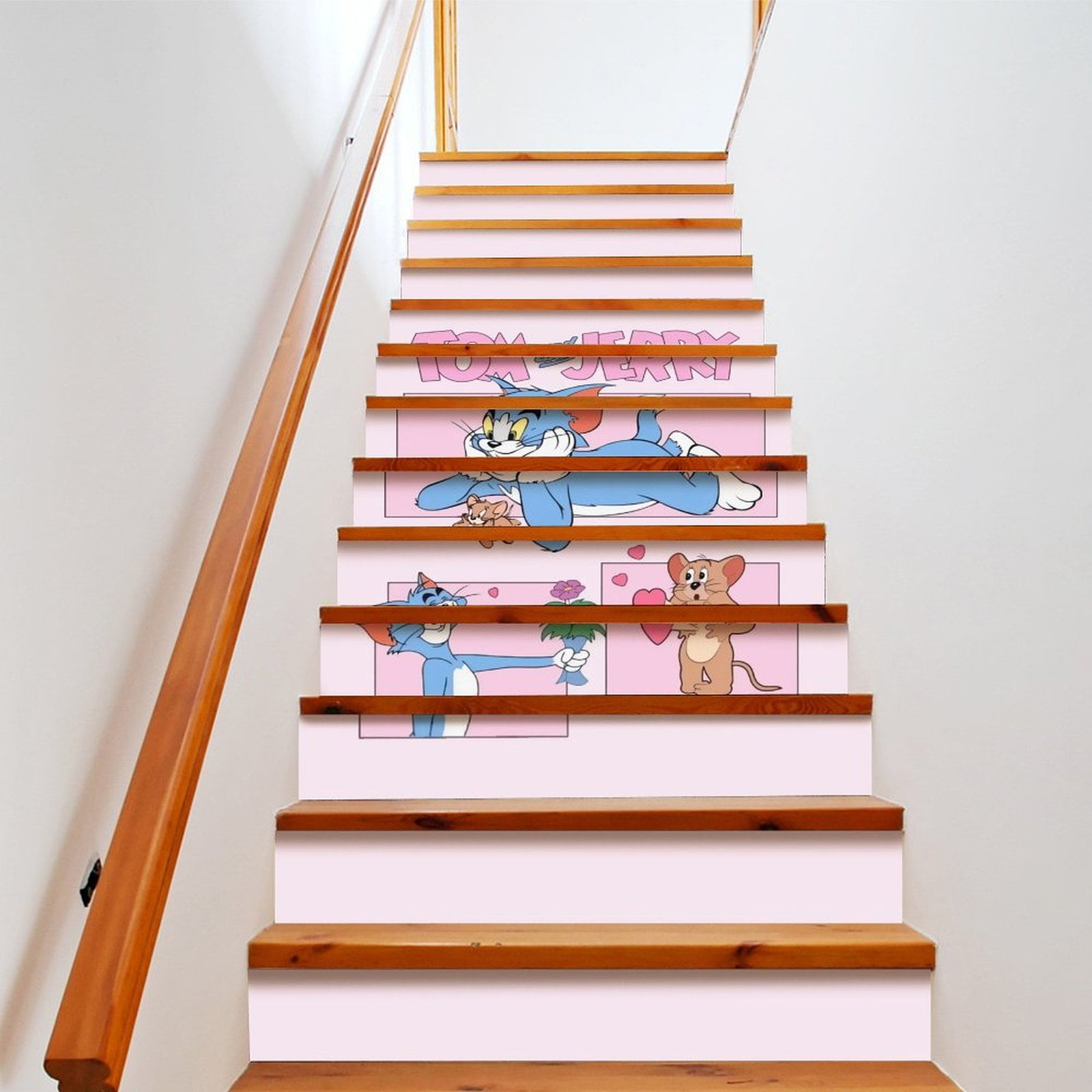 13 Stair Riser Decals Peel And Apply Stair Decals Remove Self-adhesive ...