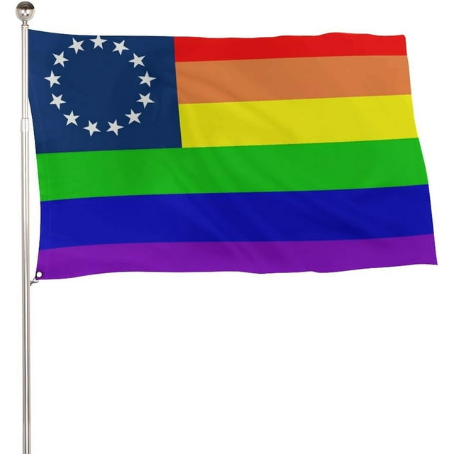 13 Star Lgbt Rainbow Flag Funny Garden Flag 3x5 Ft Holiday Flag Banner
