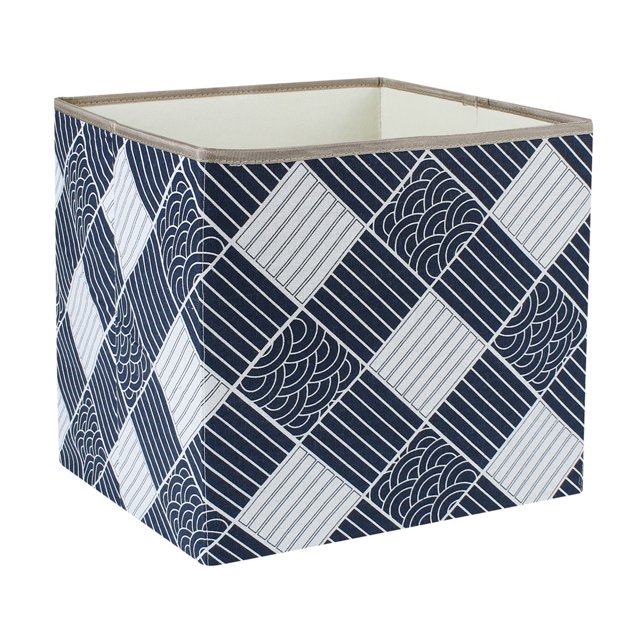 Storage Bin Box Navy Blue Cube - Closet Organizer - Walmart.com