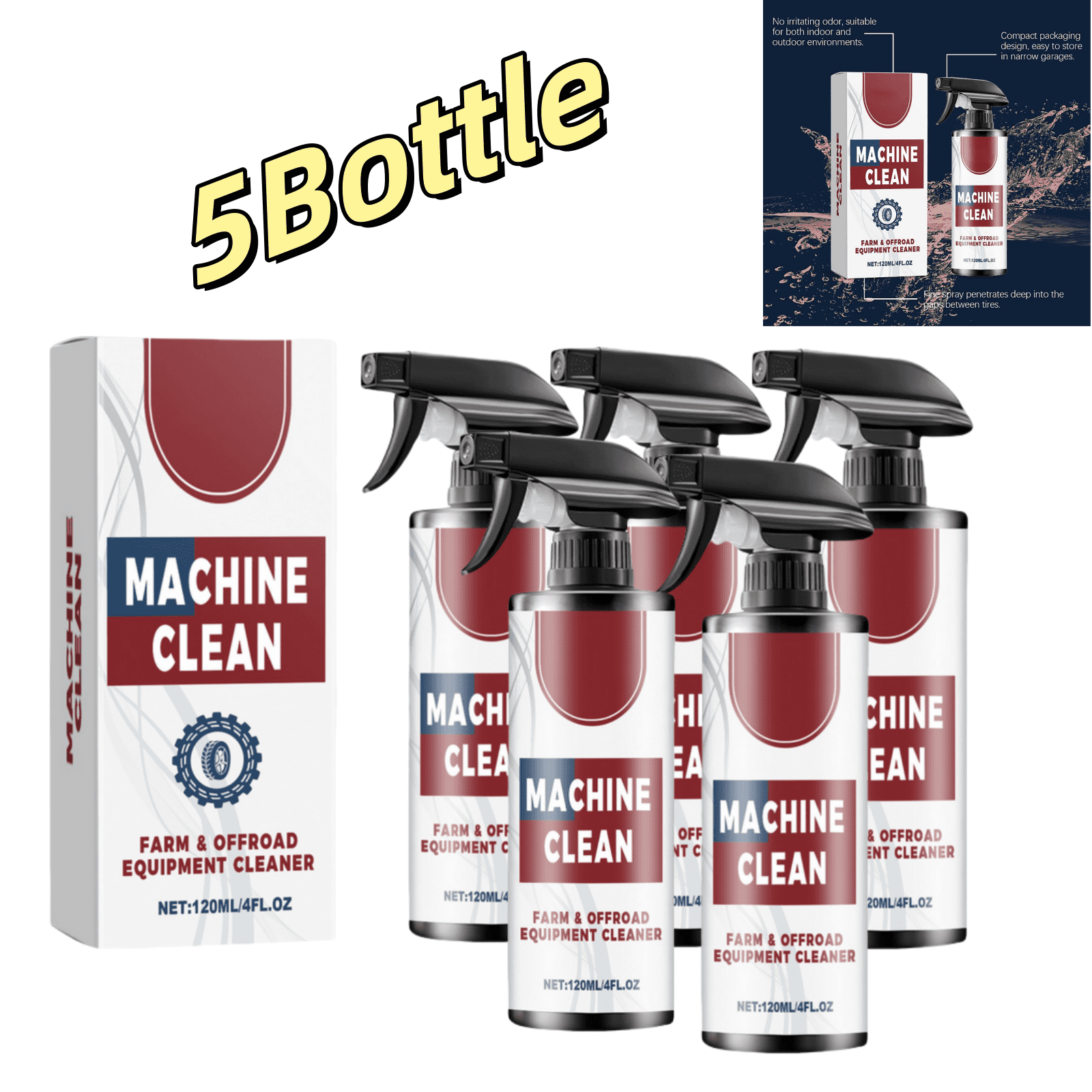 13 Supplies Machine Clean, Heavy Duty Multi Surface Cleaner for ...