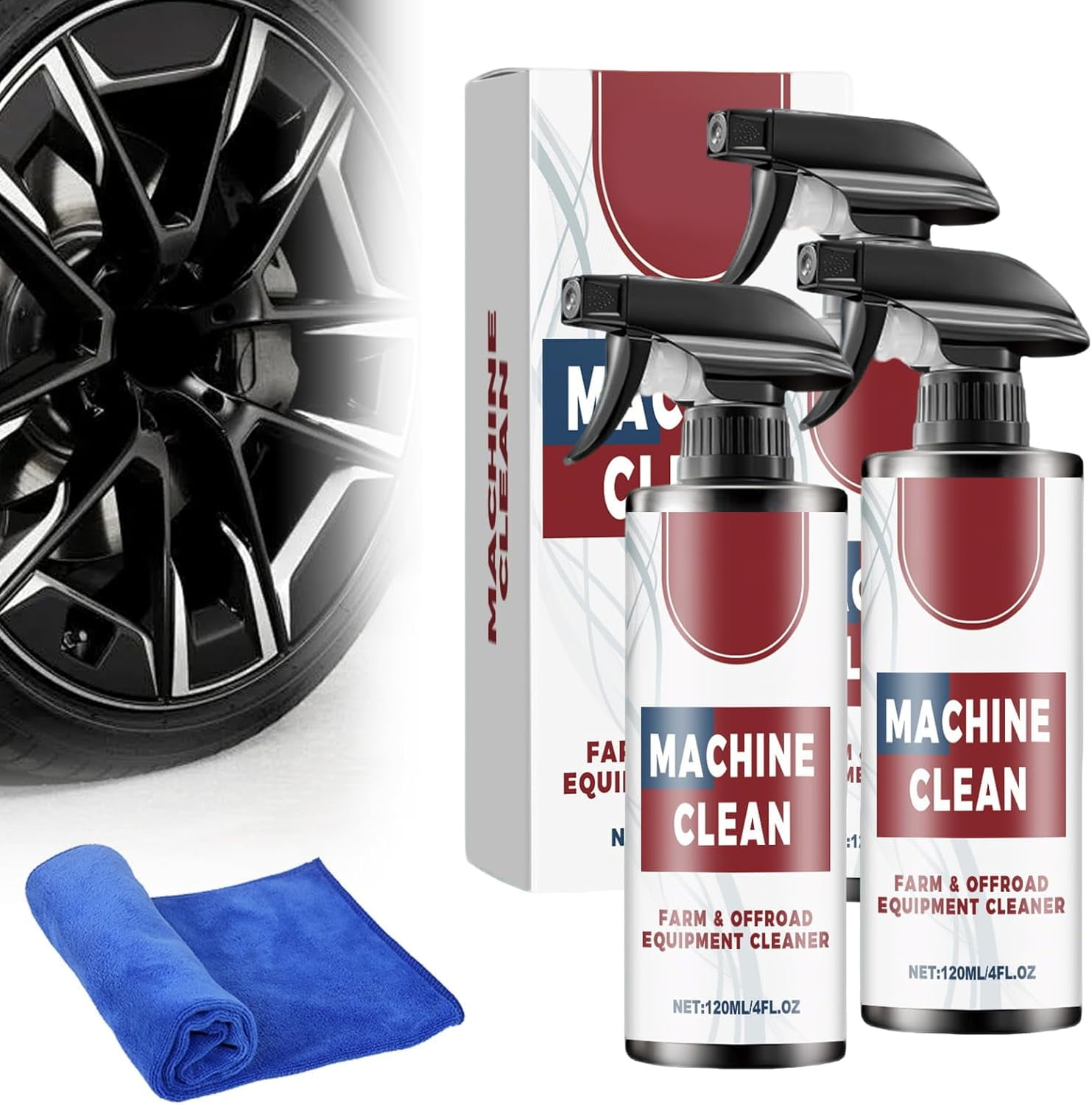 13 Supplies Machine Clean Outdoor All-Purpose Cleaner,2025 Upgrade ...