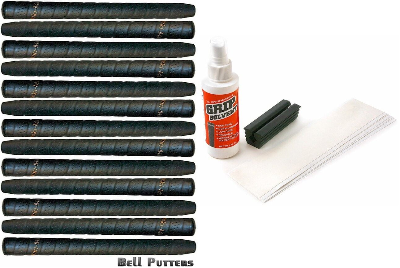 13 Tacki-mac Unified Wrap Non-Tapered Jumbo Oversize Black Golf Grip-Re ...