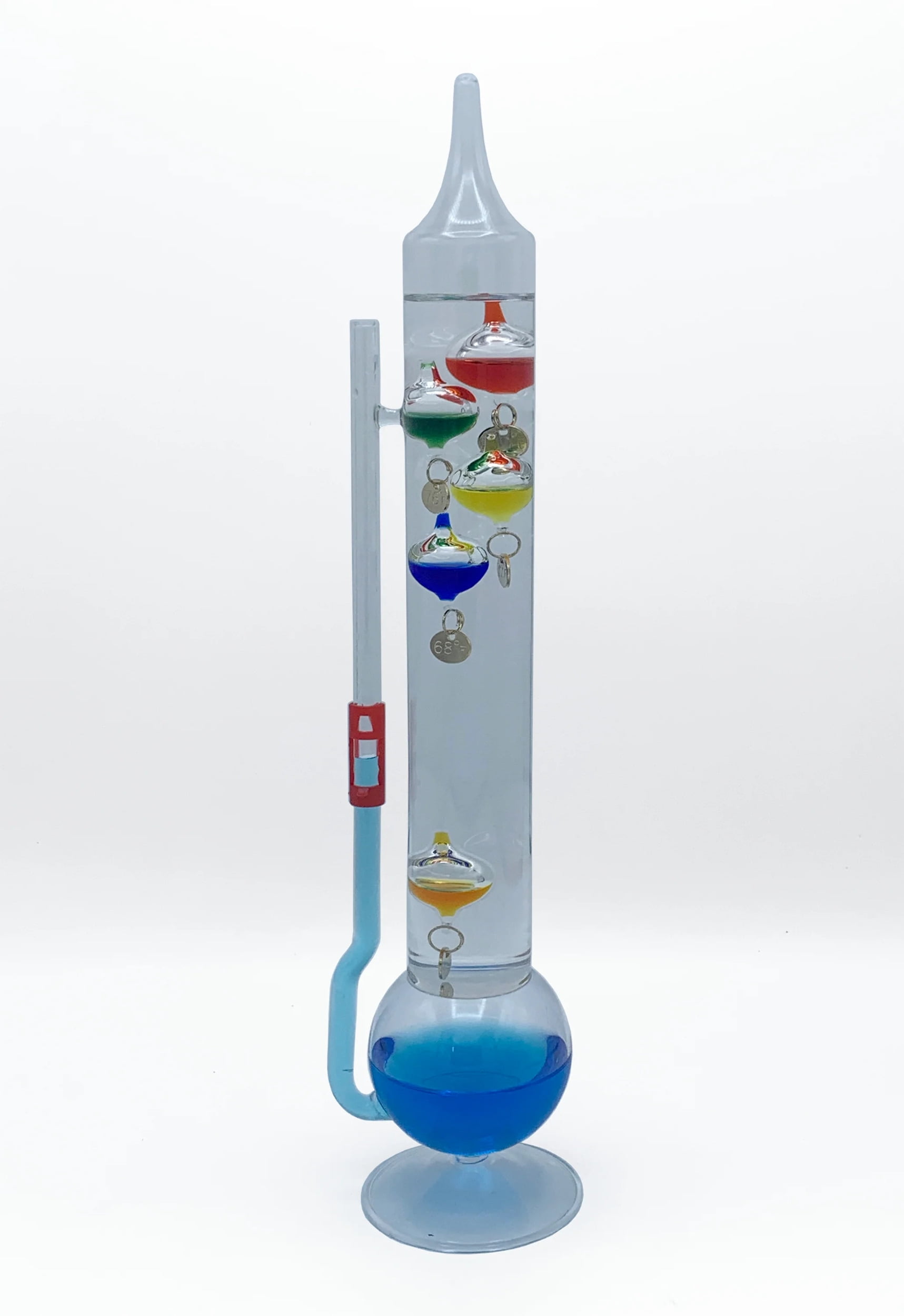 13" Tall Galileo Thermometer / Goethe Ball Barometer Combo Unit ...