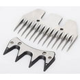 13 Teeth Straight Blades GTS1 Clipper Sheep Shearing Replacement Steel ...