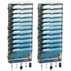 Ultimate Office 12 Tier Mesh Wall File Holder, Multipurpose Rack with ...
