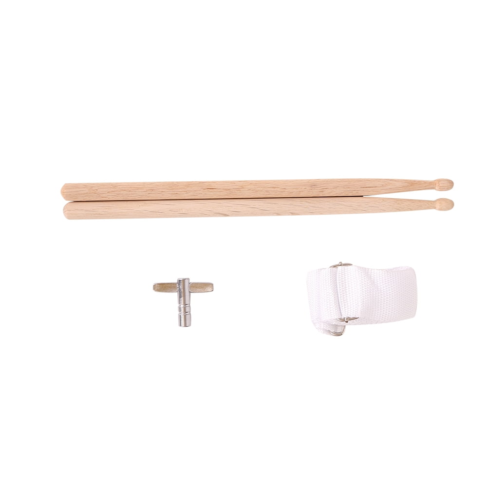 13" Tiger Stripe Snare Drum - Poplar Wood Percussion Set with Sticks ...