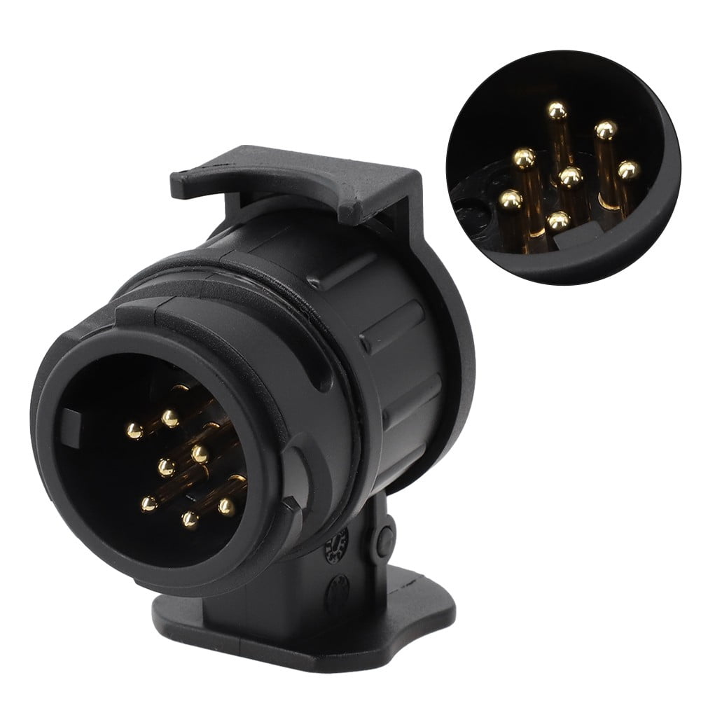13 To 7 Pin Trailer Truck Electric Adapter Towbar Towing Socket ...