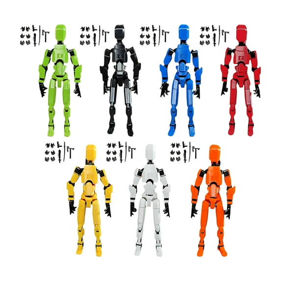 13 Toys Titan 13 Action Figure Set Fully Assembled Multi-Articulated ...