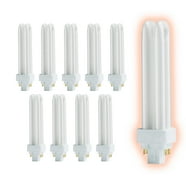 GR10q 4-Pin Bulb 28W 3500K Warm White, 2000LM, 2D Square CFL Compact Fluorescent 4 Pin Light ...