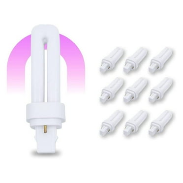 13 Watt CFL Light Bulbs | 4 Pin GX24Q-1 Base 2700K Soft White | 13W High Output 810 Lumens ...