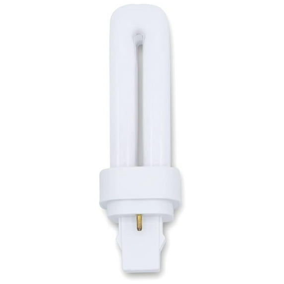 13 Watt Quad Tube Fluorescent Lamp with GX23-2, 2 Pin Base 3500k Cool ...