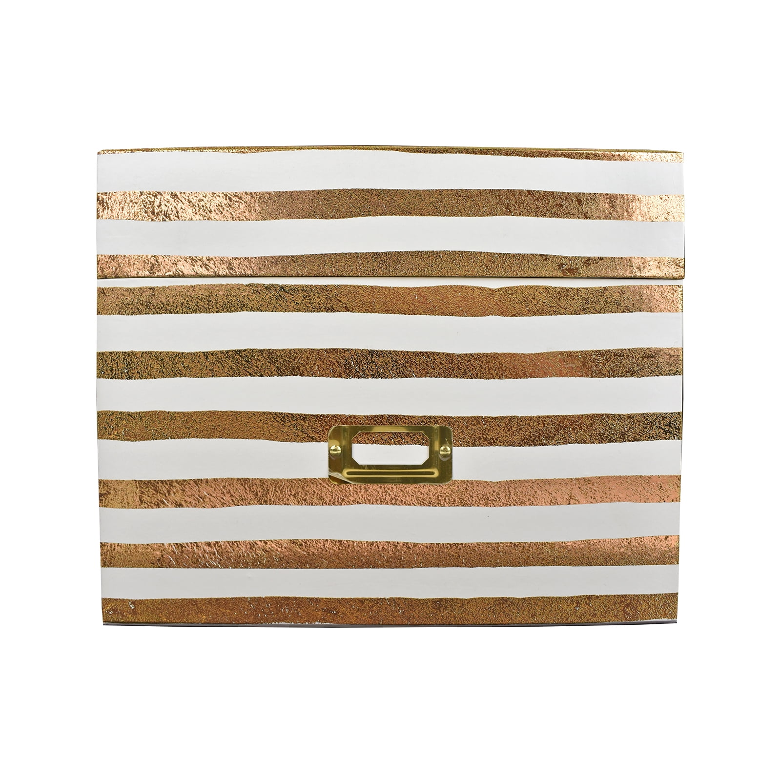 13" White & Gold Decorative File Box by Ashland® - Spring Home Decor ...