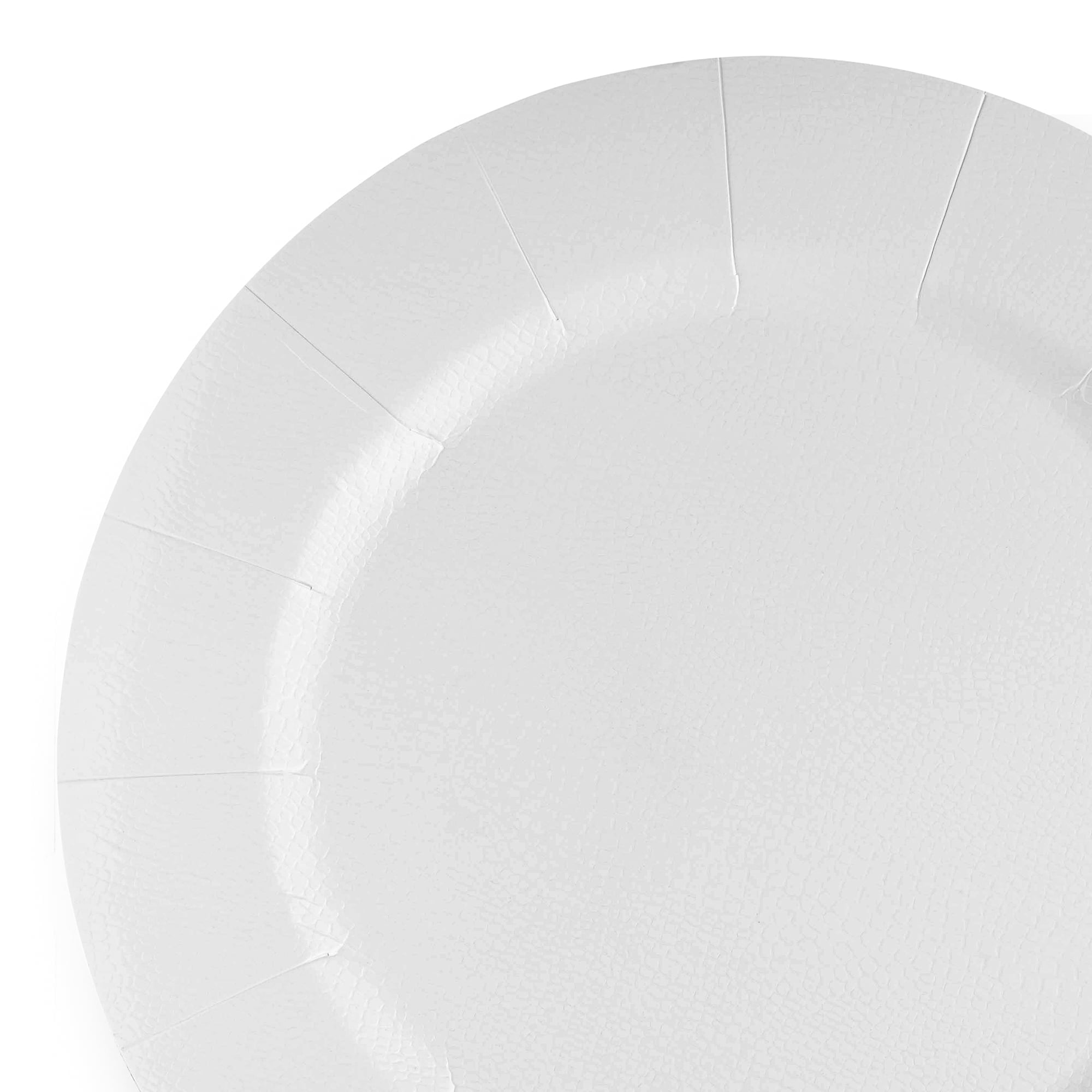 Smarty 13" White Round Disposable Paper Charger Plates 120ct - Walmart.com