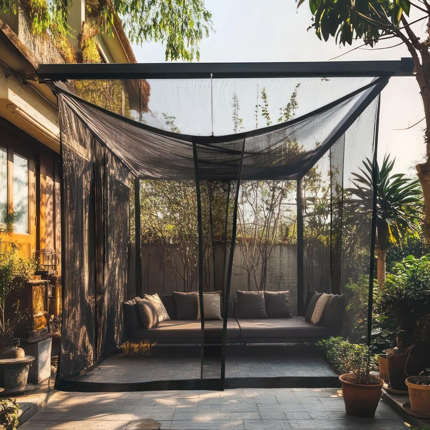 13 X 10 FT Mosquito Net for Patio | Very Large Sizes & Fabric Designed ...