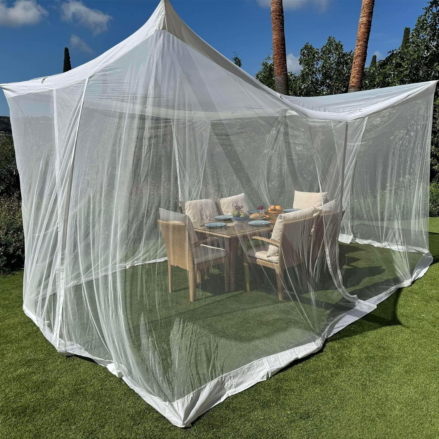 13 X 10 FT Mosquito Net for Patio | Very Large Sizes & Outdoor Fabric ...