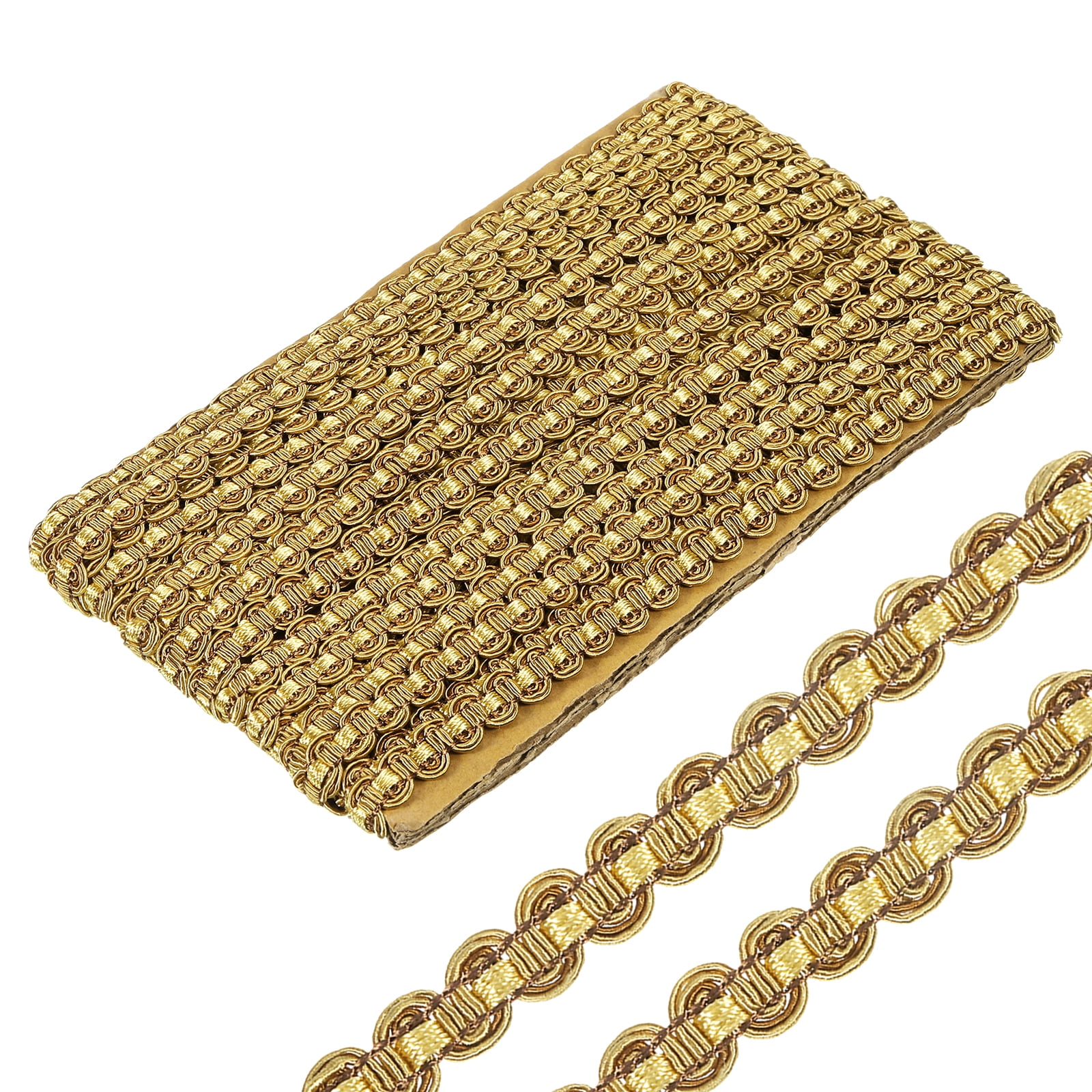 13 Yards Gimp Braid Trim, 3/8 inch Wide Curtain Fabric Trim，Upholstery ...