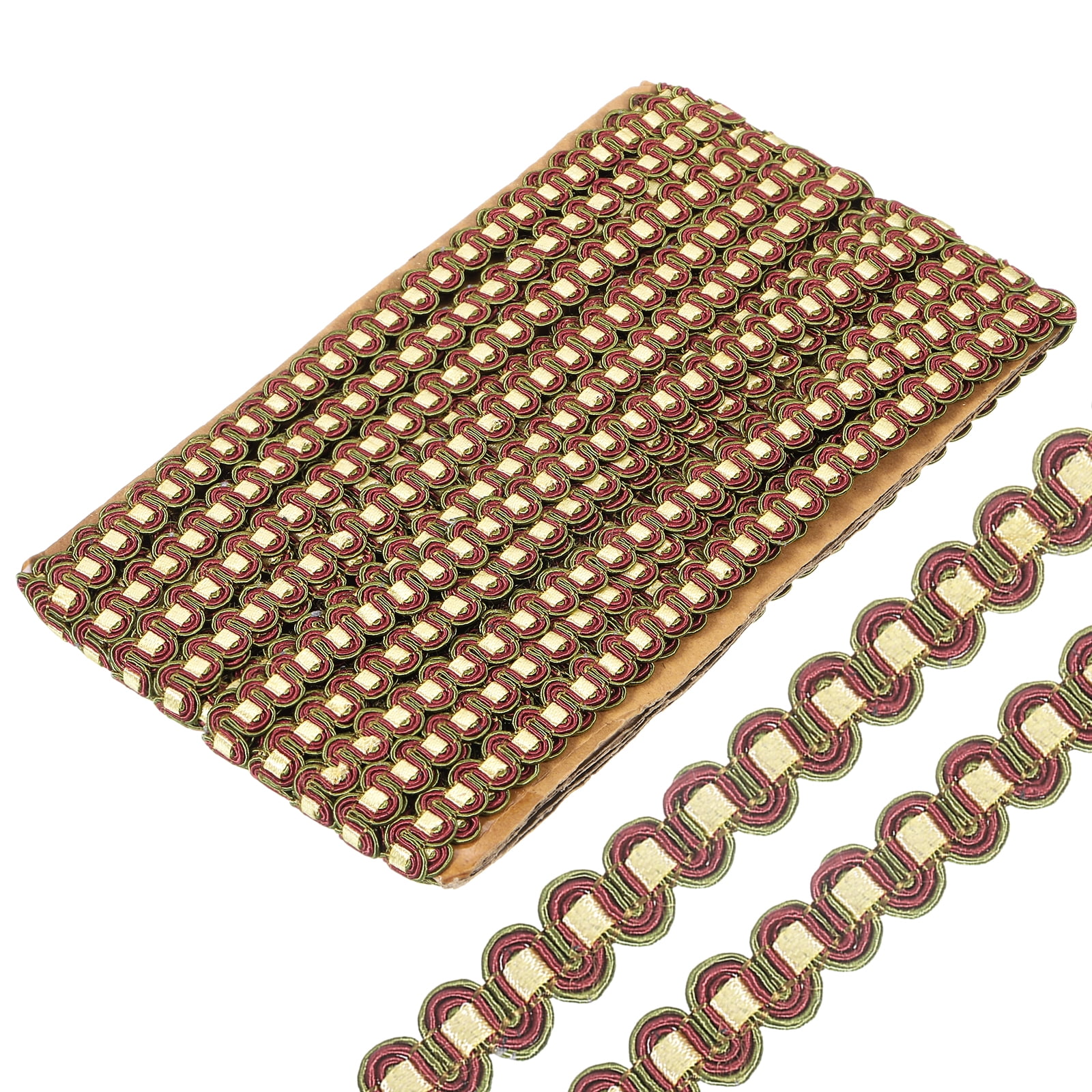 13 Yards Gimp Braid Trim, 3/8 inch Wide Curtain Fabric Trim，Upholstery ...