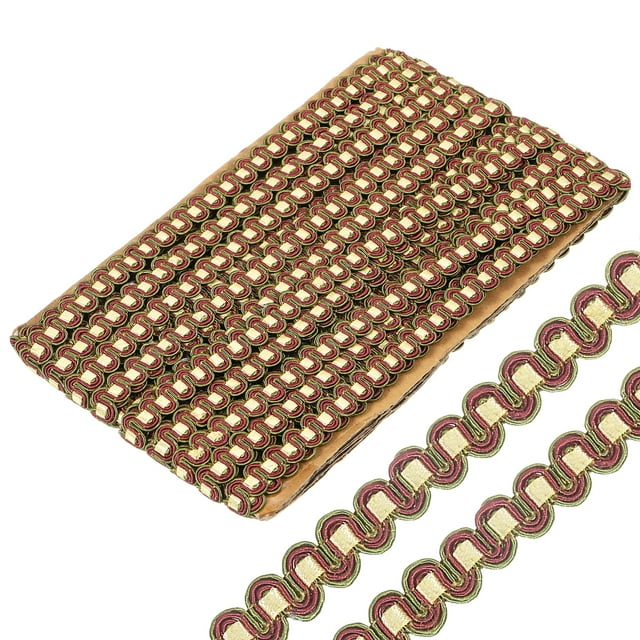 13 Yards Gimp Braid Trim, 3/8 inch Wide Curtain Fabric Trim，Upholstery ...