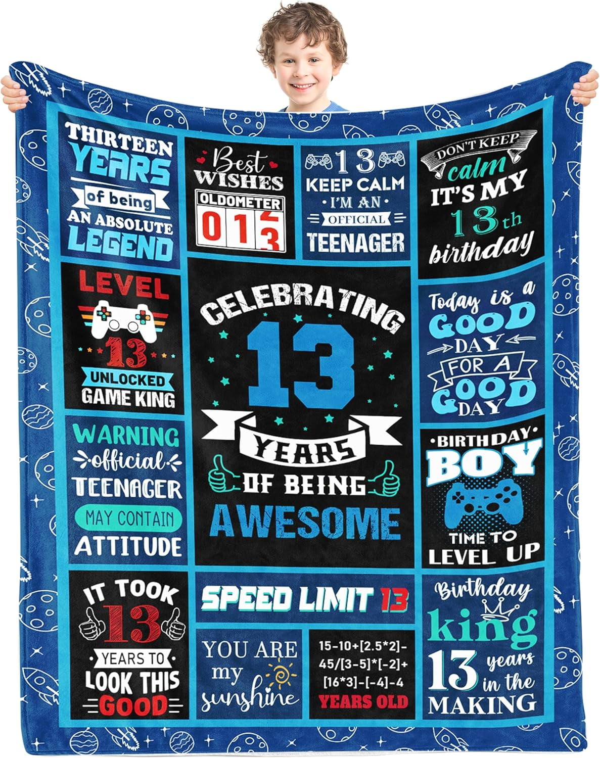 13 Year Old Boy Gifts Birthday Gifts for 13 Year Old Boys, Kids Blanket ...