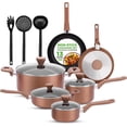 13 count. Nonstick Kitchen Cookware PFOA/PFOS- Kitchenware Set w ...