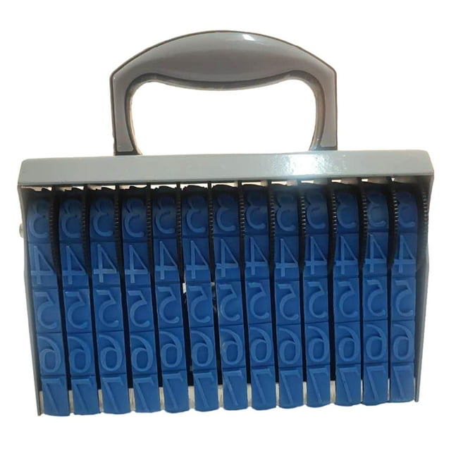13 digits Numbering Stamp Number Seal Stamp Wheels Rollers ...