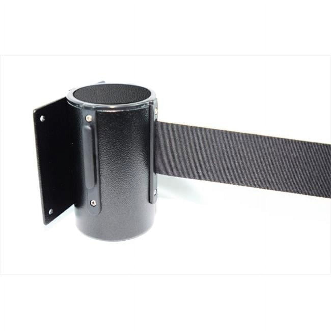 13 ft. Black Belt Wall Mounted Belt Barriers - Black Finish - Walmart.com