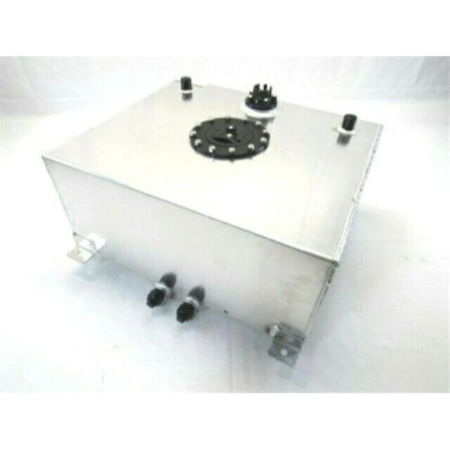 13 gal Aluminum Fuel Cells with Sender, Polished - 9 x 20 x 17 in ...