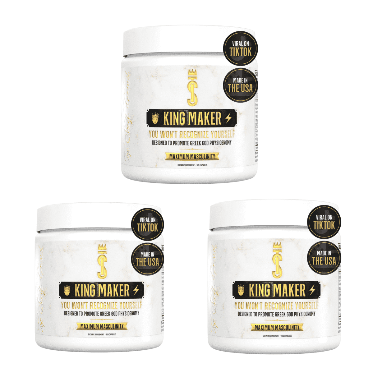 13-in-1 King Maker Anabolic 120_Capslues 3 Pack - Walmart.com