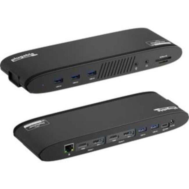 13-in-1 Plugable USB-C Docking Station Dual Monitor with 100 watt ...