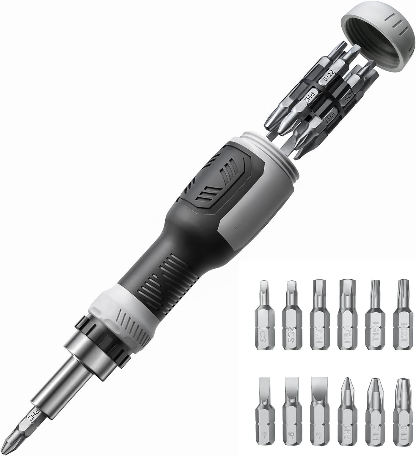 13-in-1 Ratchet Set Tool in One, [Built to Last] Multi Screw Driver Set ...
