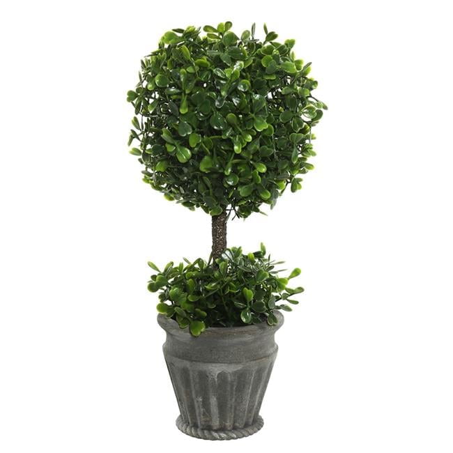13 in. Boxwood Topiary in Container - Walmart.com