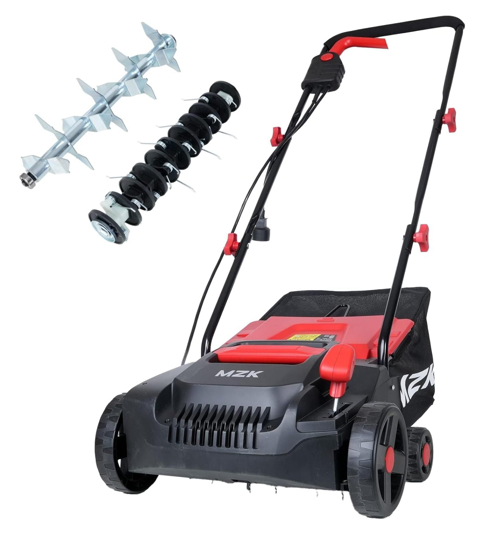 13-inch 13-Amp 2-in-1 Electric Dethatcher and Scarifier w/Removeable 4 ...