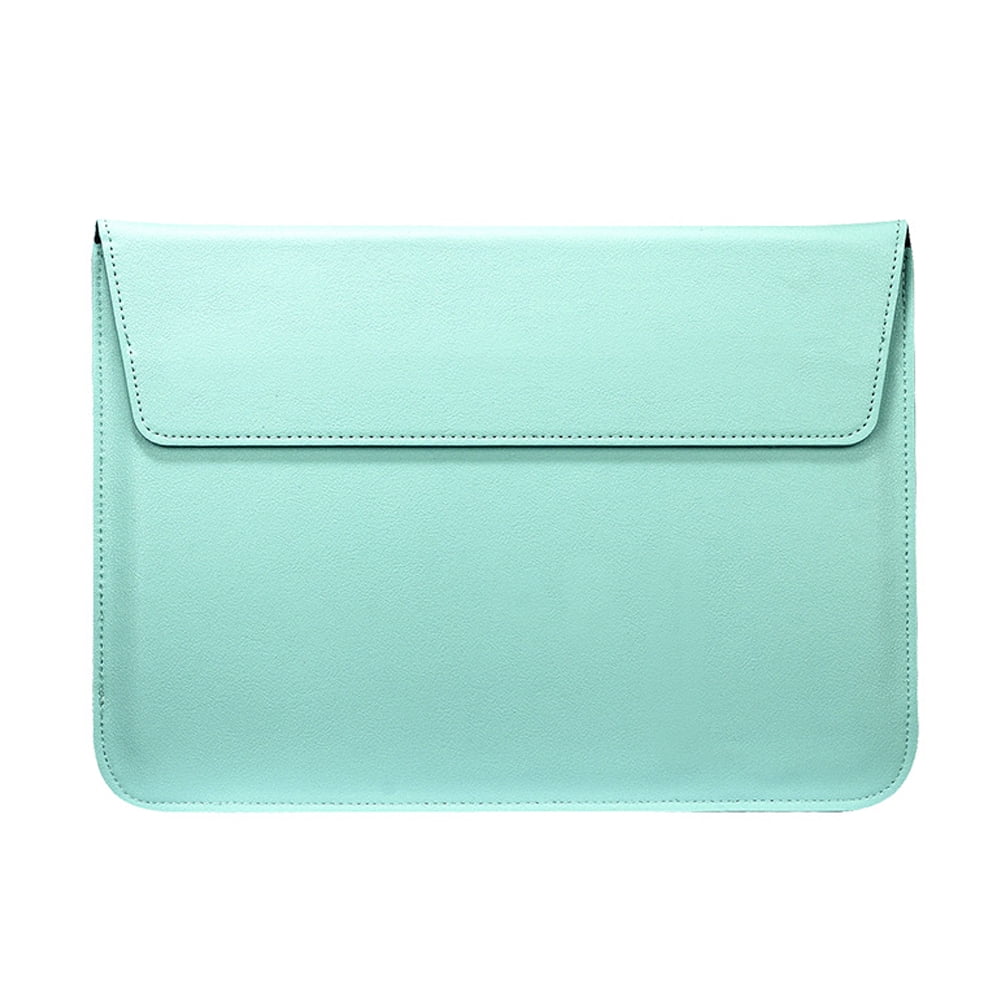 13 inch Laptop Stand Sleeve Case, Faux Leather, Envelope bag transverse ...