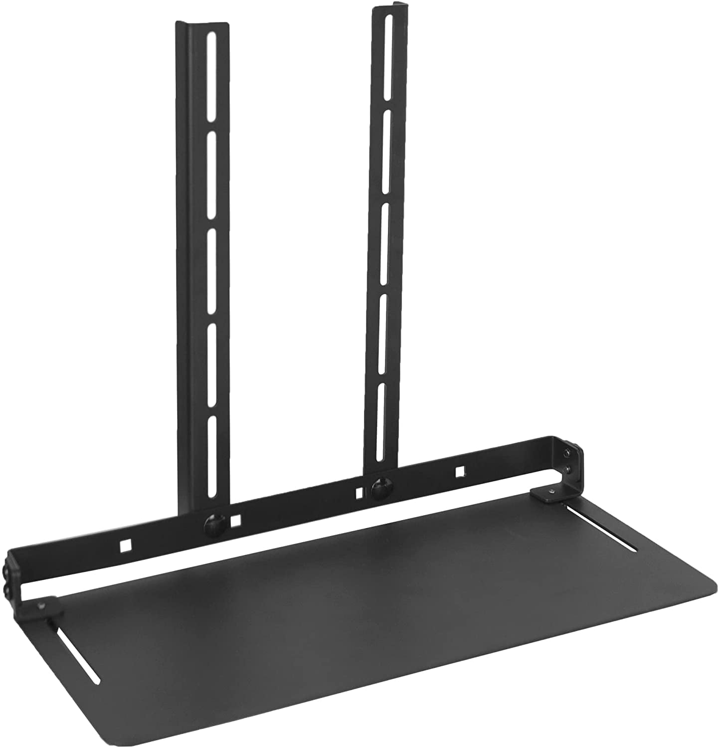 13 inch Over Under VESA Monitor Shelf Mount, Holds Media Devices ...