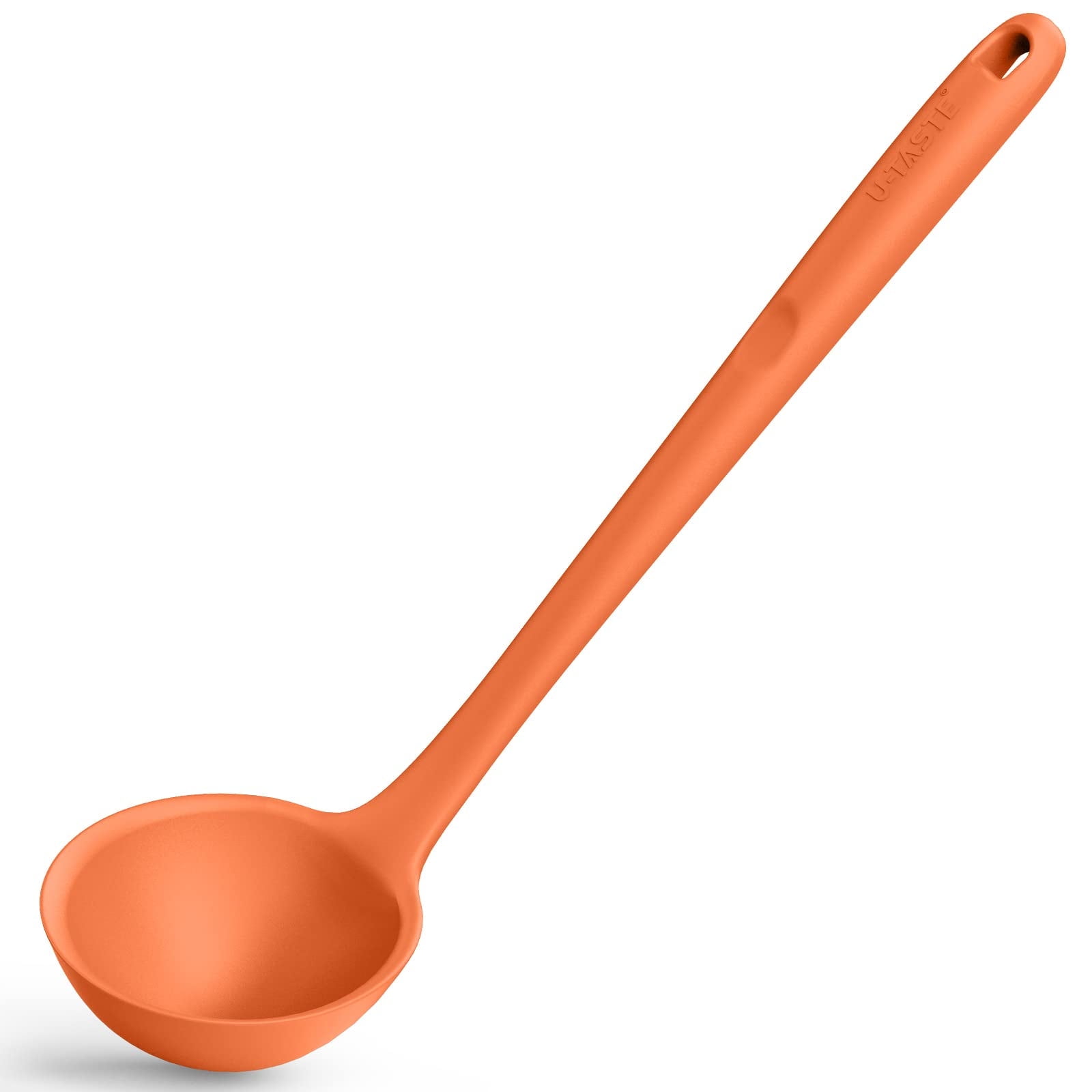 13 inch Silicone Soup Ladle: U-Taste 600°F Heat Resistant Non-stick ...