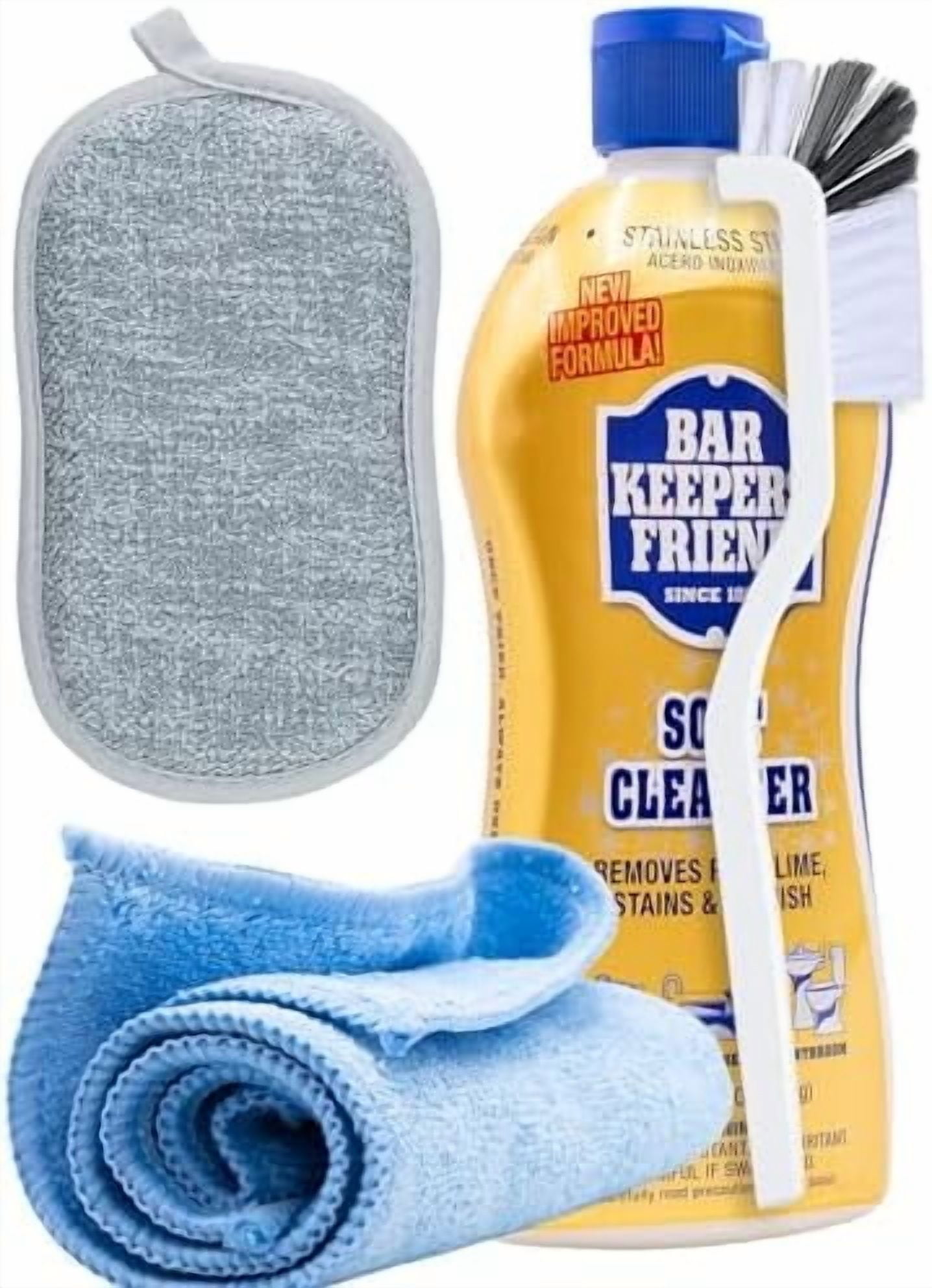 13 oz All-Purpose Soft Cleanser - Bar Keepers Friend - Bundled with ...